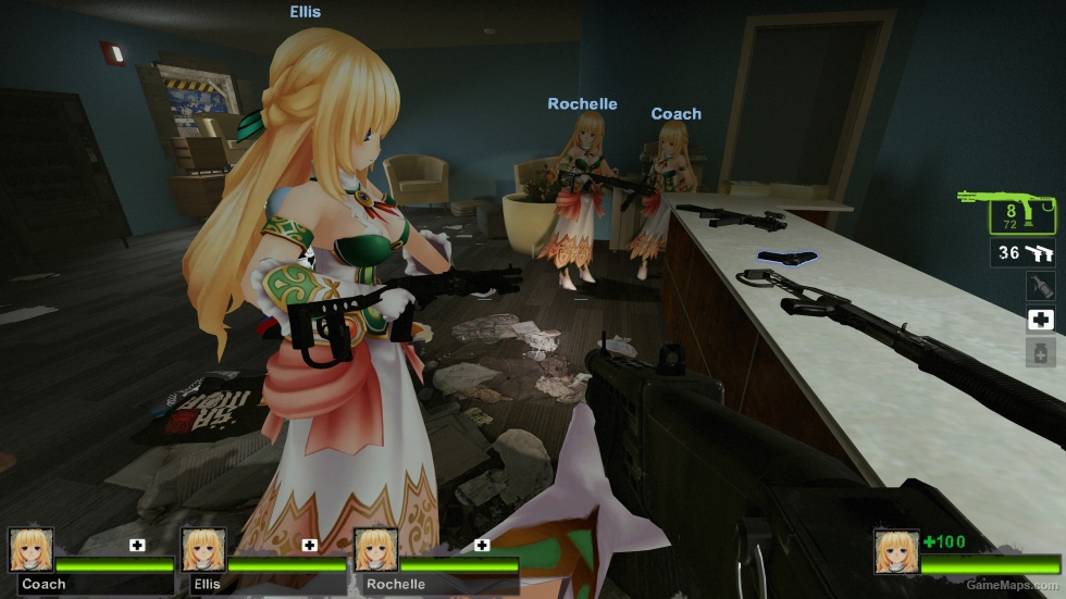 Only HDN Vert Zoey (request) (Mod) for Left 4 Dead 2 - GameMaps.com
