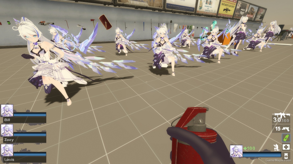 Only HI3 Hof Kiana TR Zoey (request) (Mod) for Left 4 Dead 2 - GameMaps.com