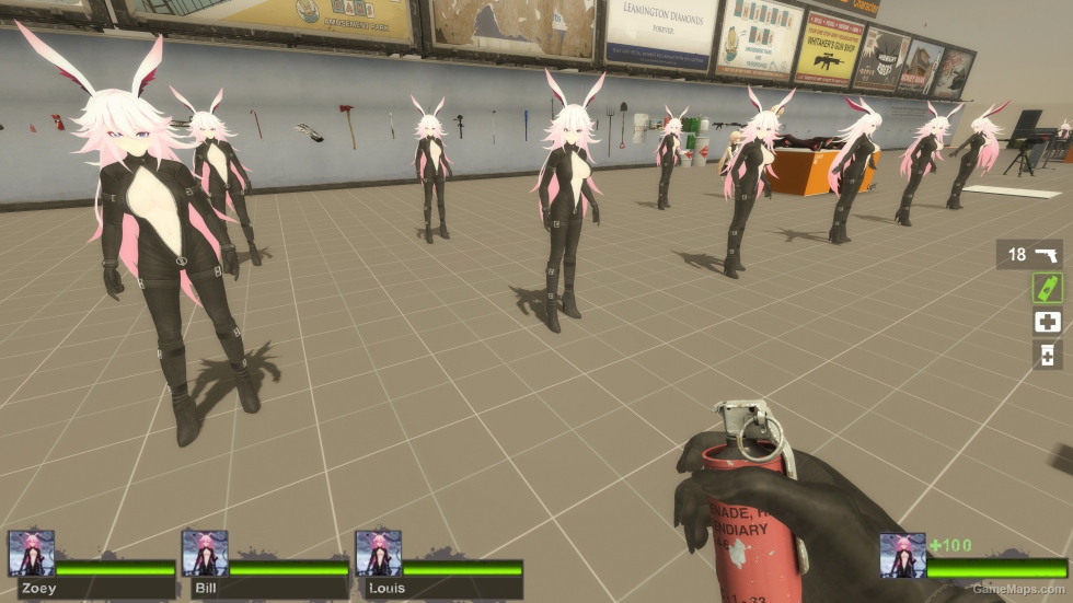 Only HI3 Yae Sakura SS Zoey (request) (Mod) for Left 4 Dead 2 ...