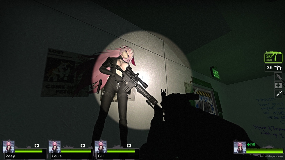 Only HI3 Yae Sakura SS Zoey (request) (Mod) for Left 4 Dead 2 ...