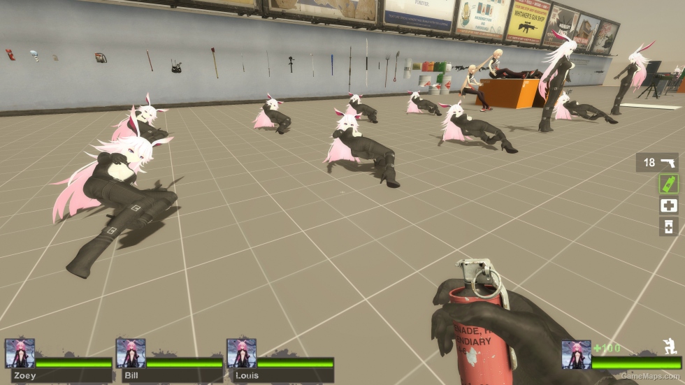 Only HI3 Yae Sakura SS Zoey (request) (Mod) for Left 4 Dead 2 ...