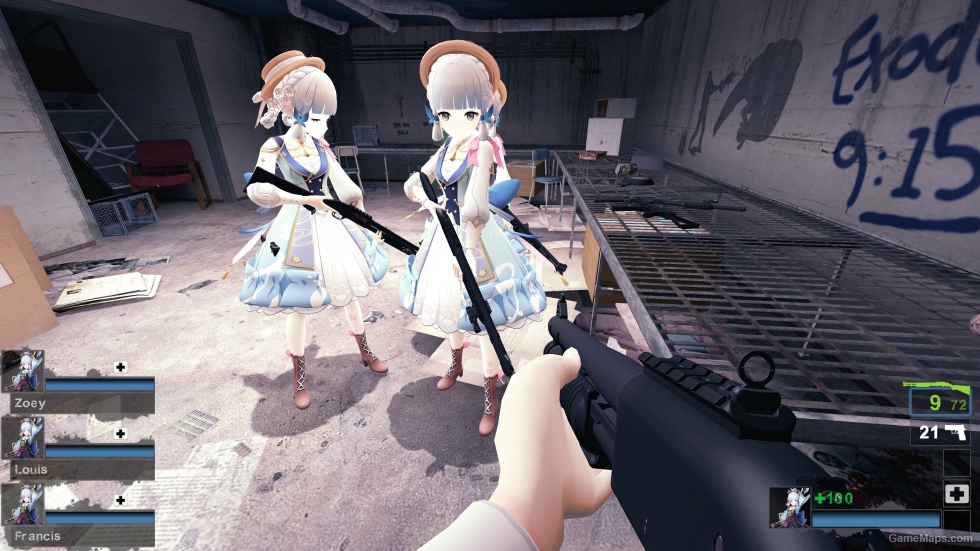 Only JO GI ayaka Zoey (Mod) for Left 4 Dead 2 - GameMaps.com