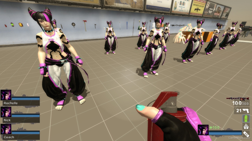 Only Juri Han Zoey (request (Mod) for Left 4 Dead 2 - GameMaps.com