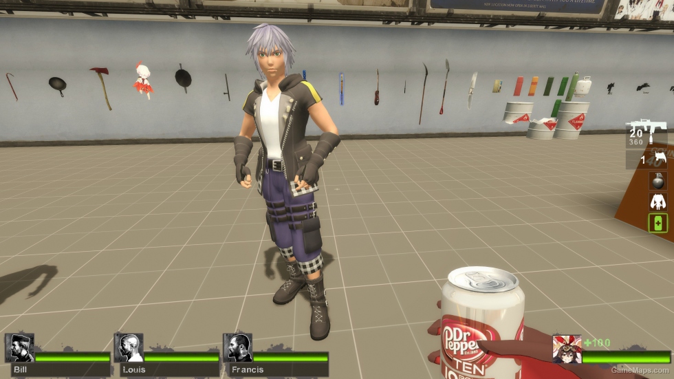 Only KH3 Riku (request) (Mod) for Left 4 Dead 2 - GameMaps.com