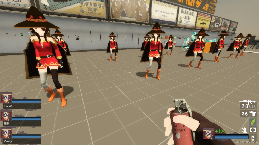 Only Konosuba Megumin Zoey (request) (Mod) for Left 4 Dead 2 - GameMaps.com