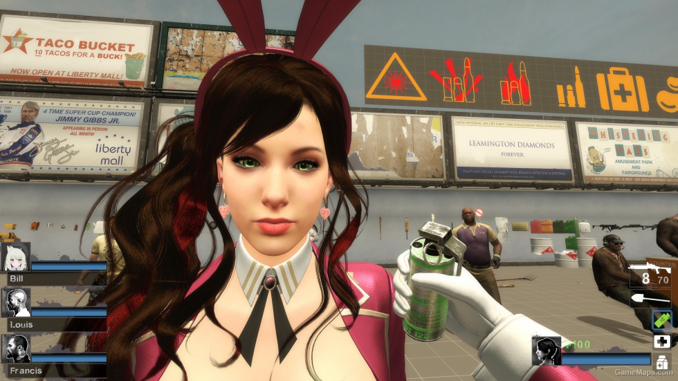 Only Lepus Zoey (request) (Mod) for Left 4 Dead 2 - GameMaps.com