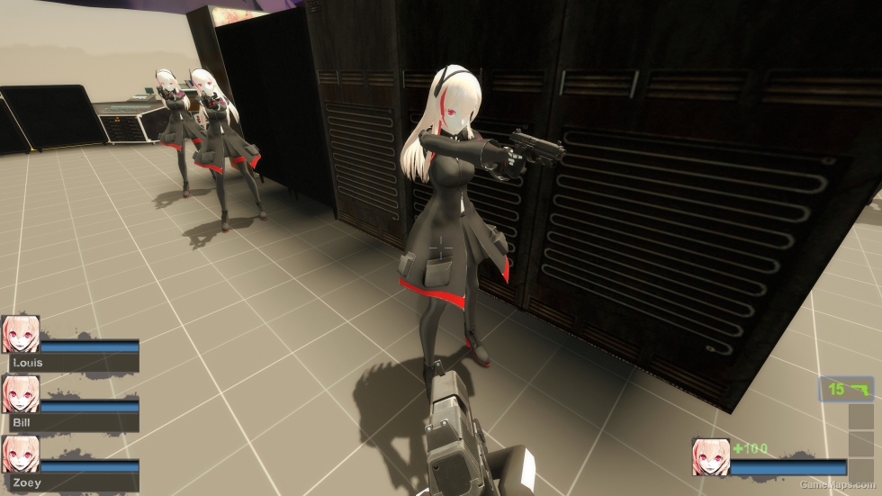 Only M4 SOPMOD II Zoey (request) (Mod) for Left 4 Dead 2 - GameMaps.com