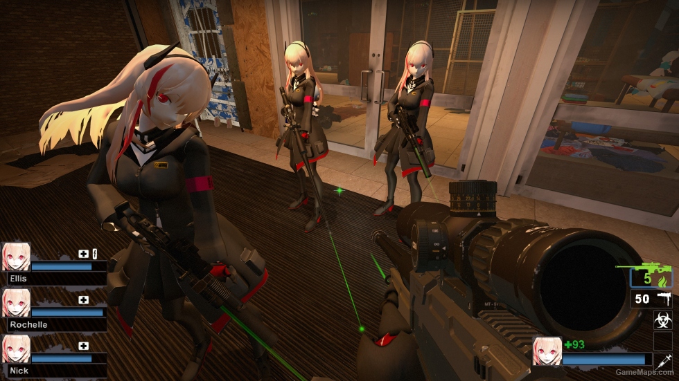 Only M4 SOPMOD II Zoey (request) (Mod) for Left 4 Dead 2 - GameMaps.com