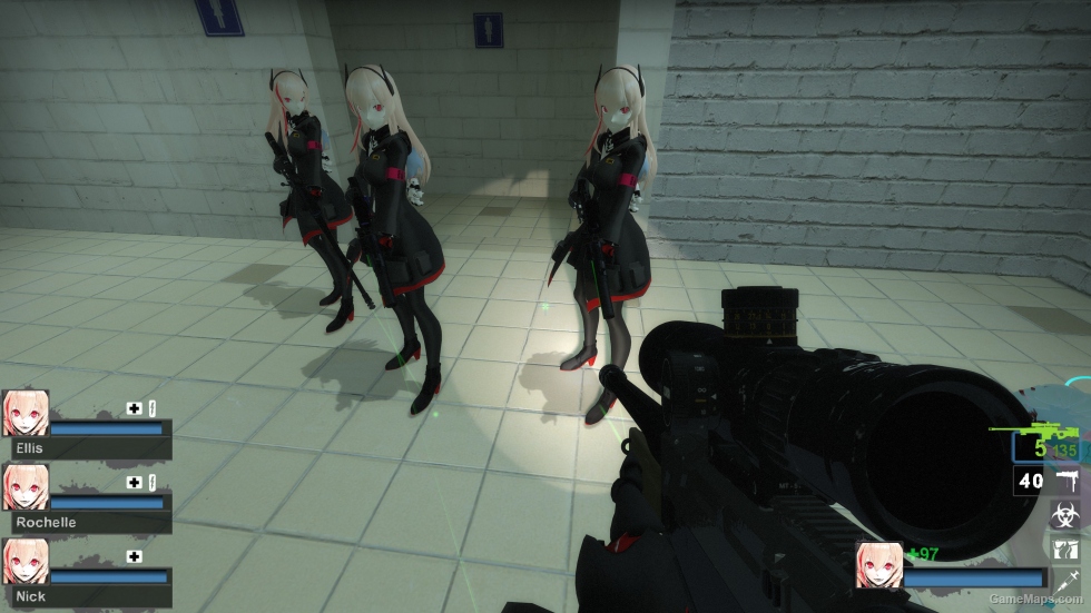 Only M4 SOPMOD II Zoey (request) (Mod) for Left 4 Dead 2 - GameMaps.com