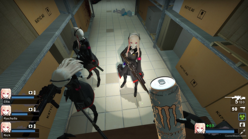 Only M4 SOPMOD II Zoey (request) (Mod) for Left 4 Dead 2 - GameMaps.com