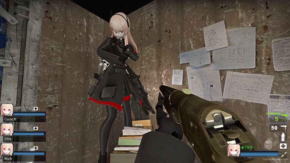 Only M4 SOPMOD II Zoey (request) (Mod) for Left 4 Dead 2 - GameMaps.com