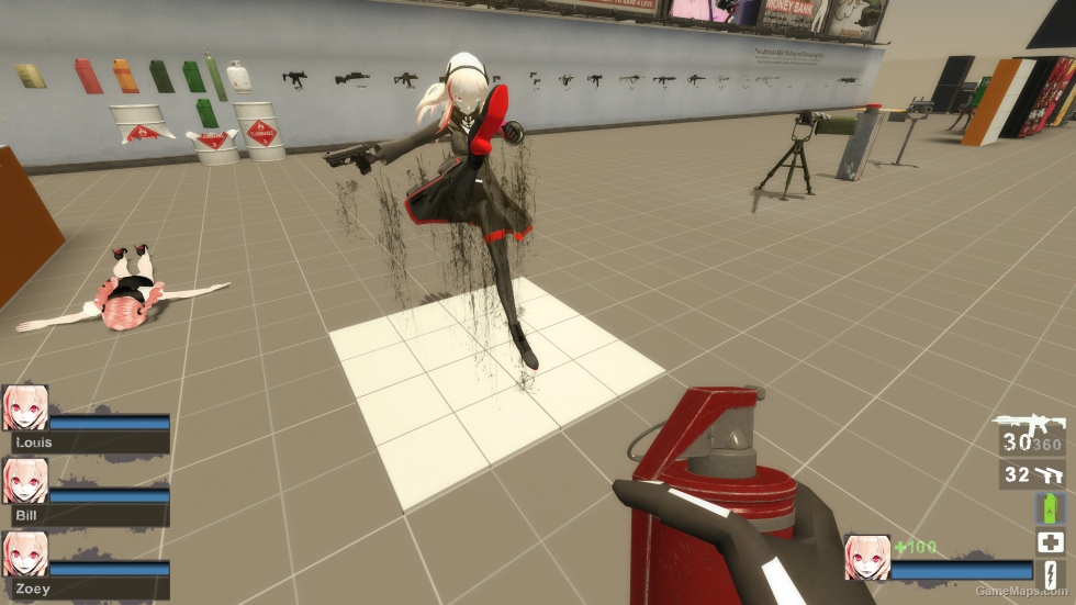 Only M4 SOPMOD II Zoey (request) (Mod) for Left 4 Dead 2 - GameMaps.com