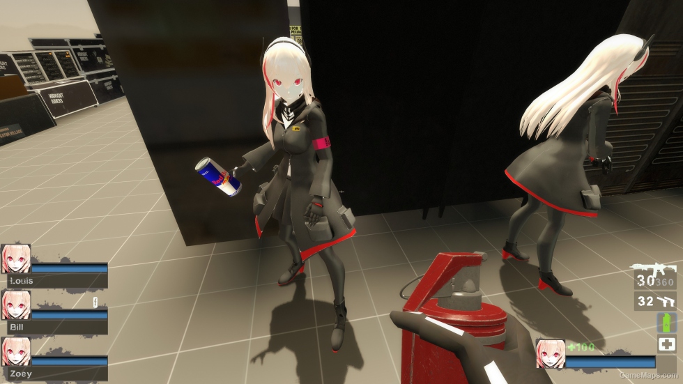 Only M4 SOPMOD II Zoey (request) (Mod) for Left 4 Dead 2 - GameMaps.com