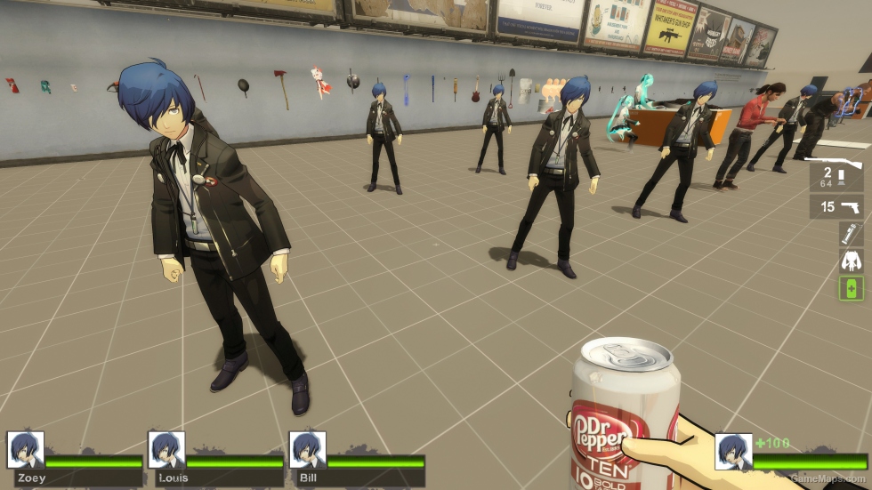 Only Makoto Yuki (request) (Mod) for Left 4 Dead 2 - GameMaps.com