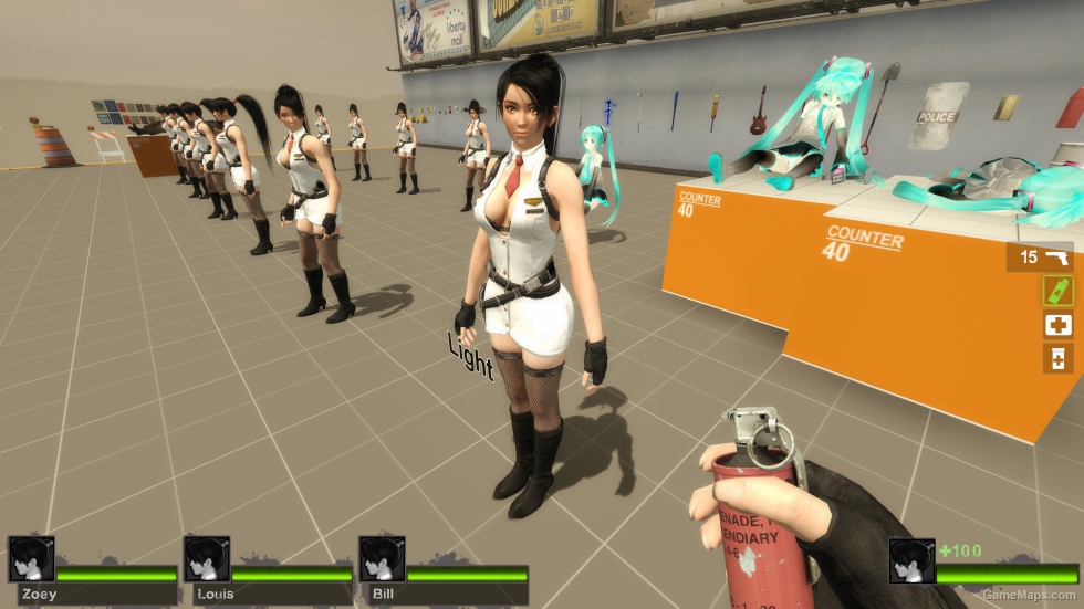 Only Momiji Legacy Zoey (request) (Mod) for Left 4 Dead 2 - GameMaps.com