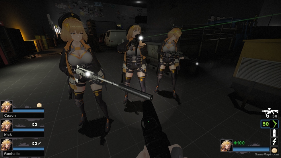 Only Nikke anis Zoey (request) (Mod) for Left 4 Dead 2 - GameMaps.com