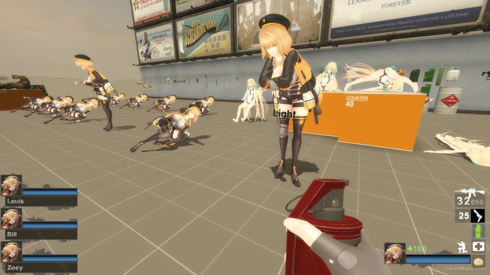 Only Nikke anis Zoey (request) (Mod) for Left 4 Dead 2 - GameMaps.com