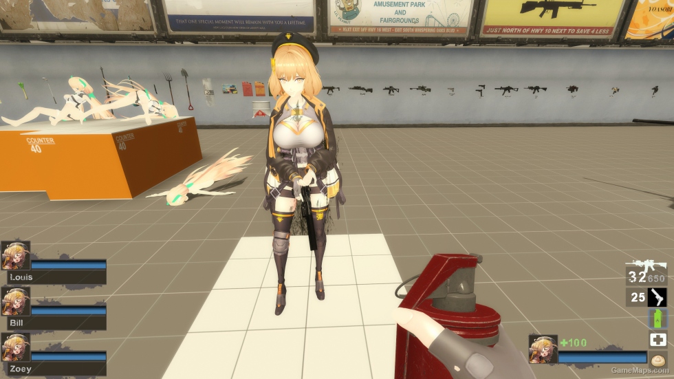 Only Nikke anis Zoey (request) (Mod) for Left 4 Dead 2 - GameMaps.com