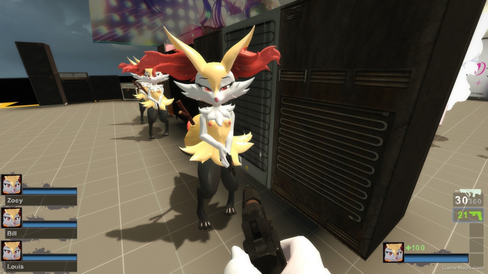 Only R18 Braixen Zoey (request) (Mod) for Left 4 Dead 2 - GameMaps.com