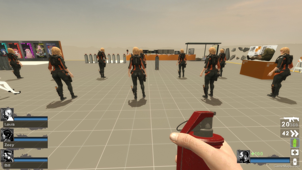 Only Rachel Foley FF Zoey (request) (Mod) for Left 4 Dead 2 - GameMaps.com