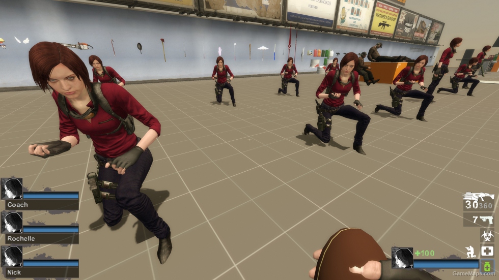Only RER2 Claire Redfield RO v1 (request) (Mod) for Left 4 Dead 2 ...