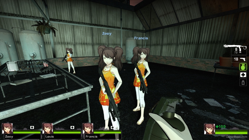 Only Rise Kujikawa SC P4 Zoey (request) (Mod) for Left 4 Dead 2 ...