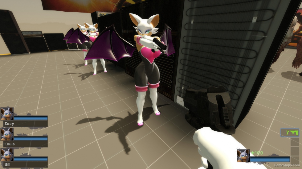 Only Rouge The Bat Catsuit Zoey (request) (Mod) for Left 4 Dead 2 ...