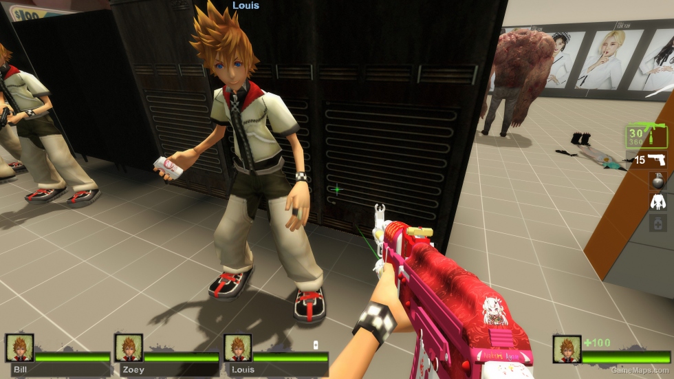 Only Roxas KH2 (request) (Mod) for Left 4 Dead 2 - GameMaps.com