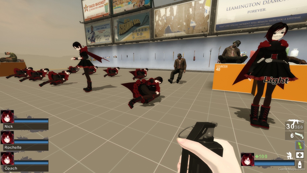 Only Ruby Rose RWBY Grimm Eclipse (request) (Mod) for Left 4 Dead 2 - GameMaps.com