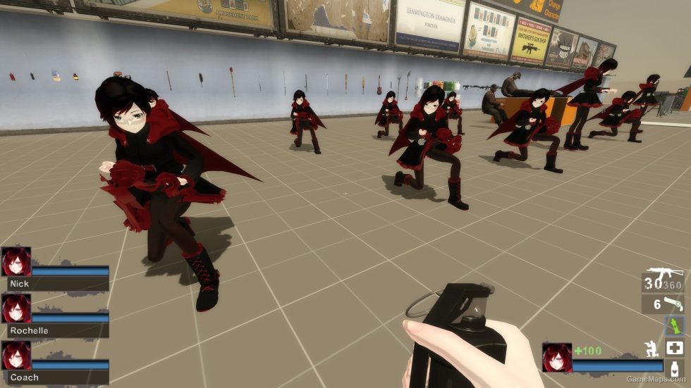 Only Ruby Rose RWBY Grimm Eclipse (request) (Mod) for Left 4 Dead 2 - GameMaps.com