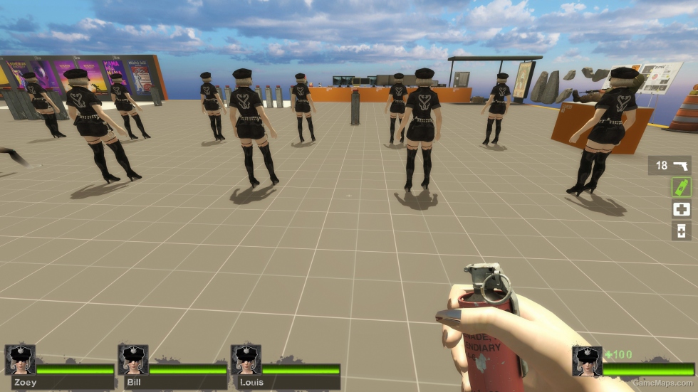 Only Sarah Bryant NP Zoey (request) (Mod) for Left 4 Dead 2 - GameMaps.com