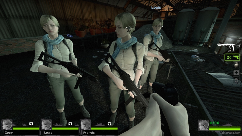 Only Sherry Birkin RE6 AO Zoey (Mod) for Left 4 Dead 2 - GameMaps.com