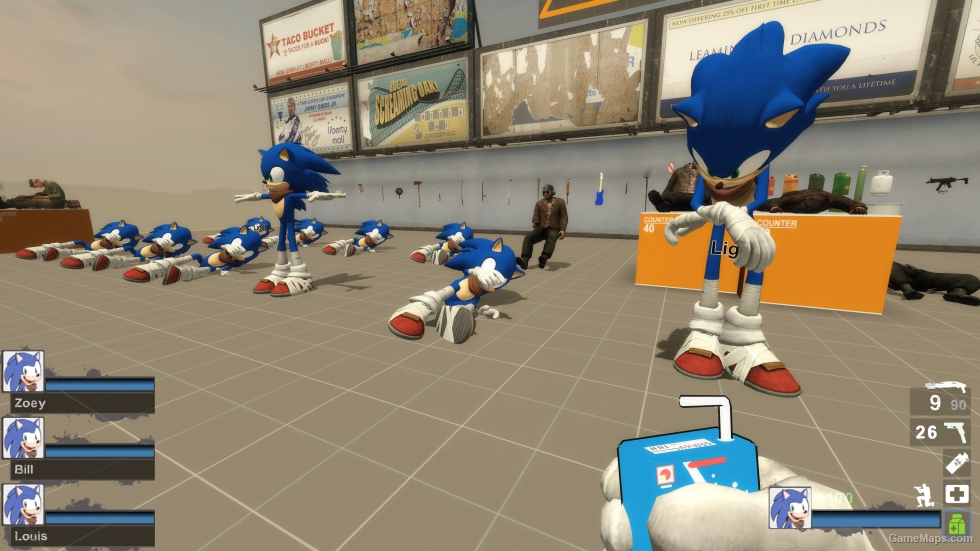 Only Sonic Boom (request) (Mod) for Left 4 Dead 2 - GameMaps.com