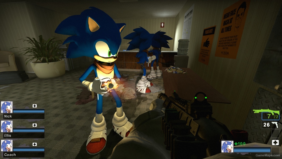 Only Sonic Boom (request) (Mod) for Left 4 Dead 2 - GameMaps.com