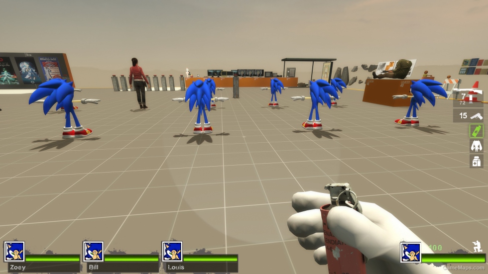 Only Sonic the Hedgehog (request) (Mod) for Left 4 Dead 2 - GameMaps.com