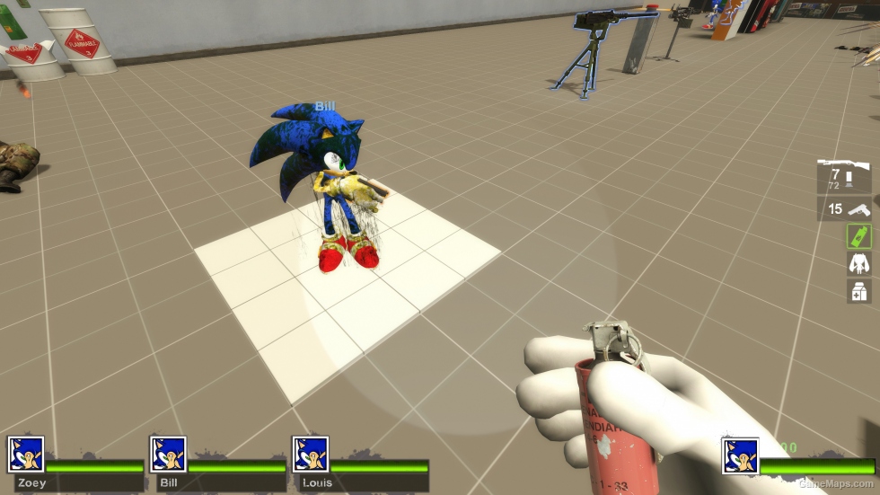 Only Sonic the Hedgehog (request) (Mod) for Left 4 Dead 2 - GameMaps.com