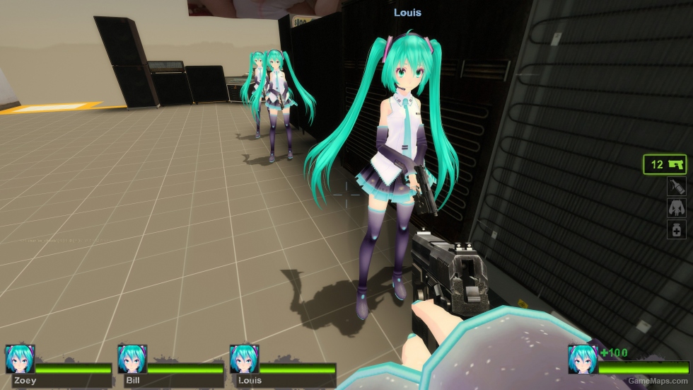 only Tda Hatsune Miku v3 (request) (Mod) for Left 4 Dead 2 - GameMaps.com