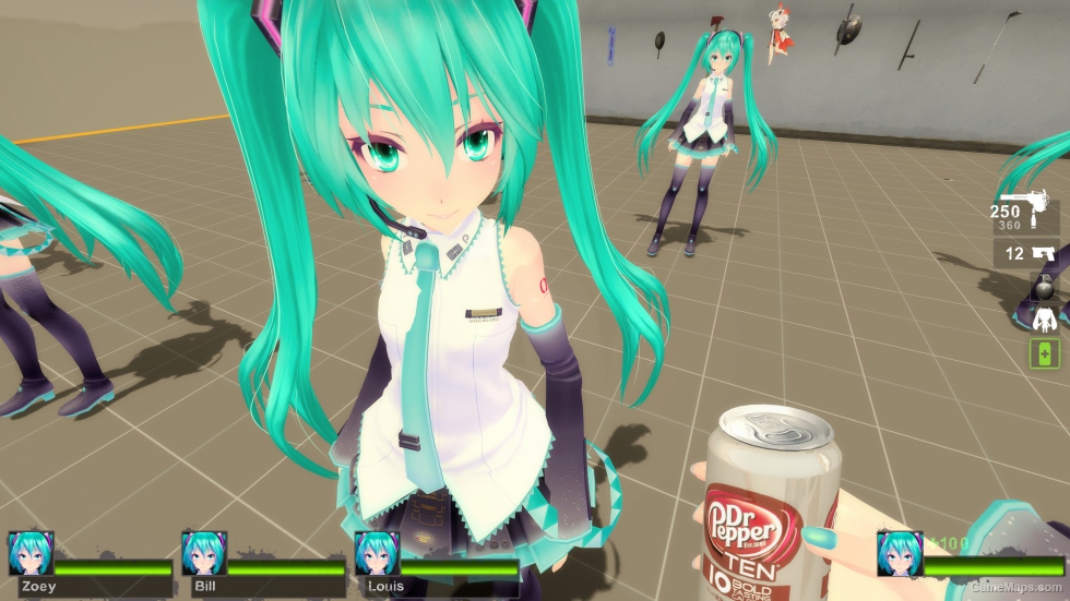 only Tda Hatsune Miku v3 (request) (Mod) for Left 4 Dead 2 - GameMaps.com