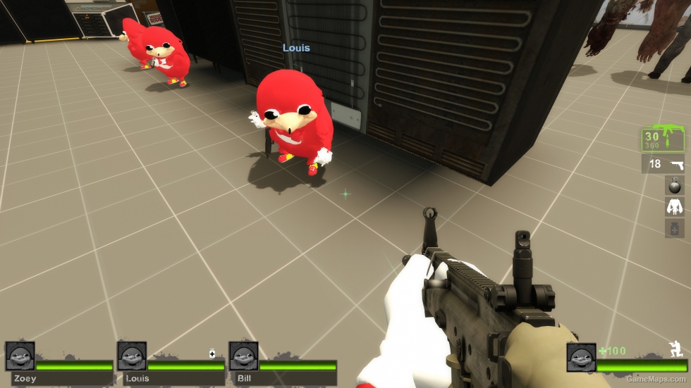 Only Ugandan Knuckles (request) (Mod) for Left 4 Dead 2 - GameMaps.com