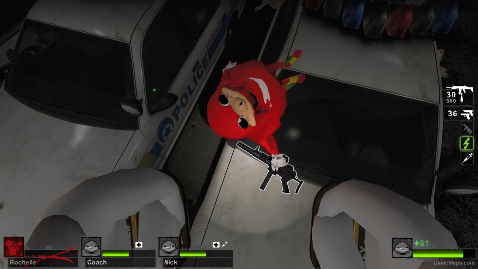 Only Ugandan Knuckles (request) (Mod) for Left 4 Dead 2 - GameMaps.com