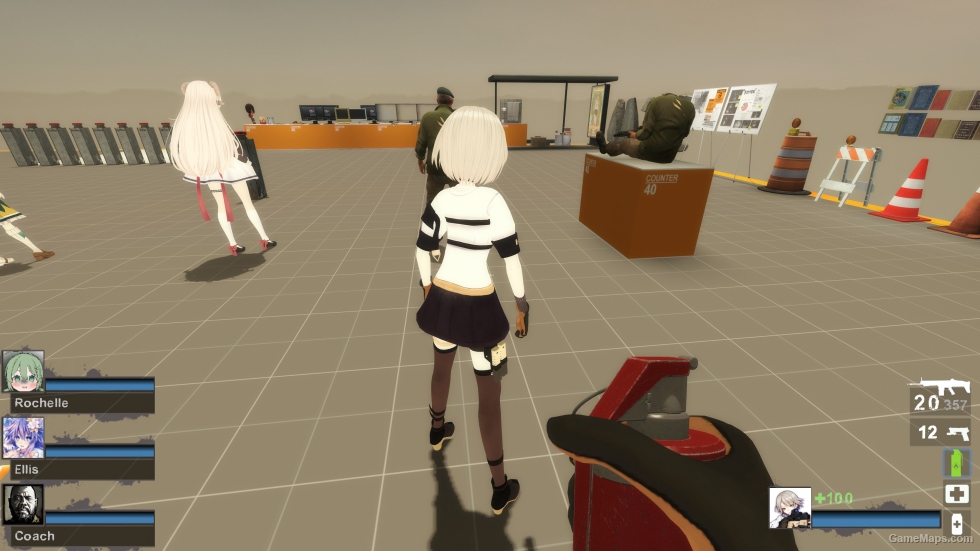 Only VECTOR girls frontline Zoey (request) (Mod) for Left 4 Dead 2 ...