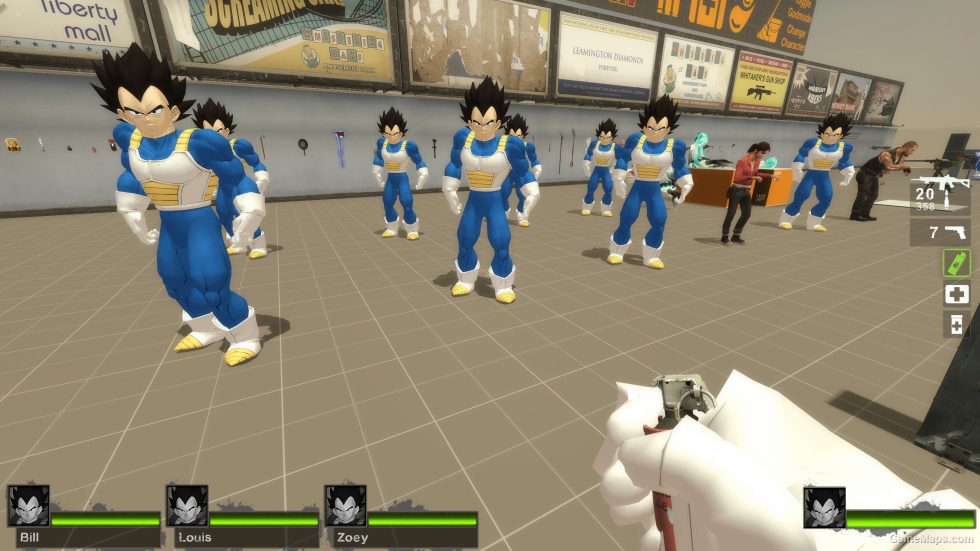 Only Vegeta Nick (request) (Mod) for Left 4 Dead 2 - GameMaps.com