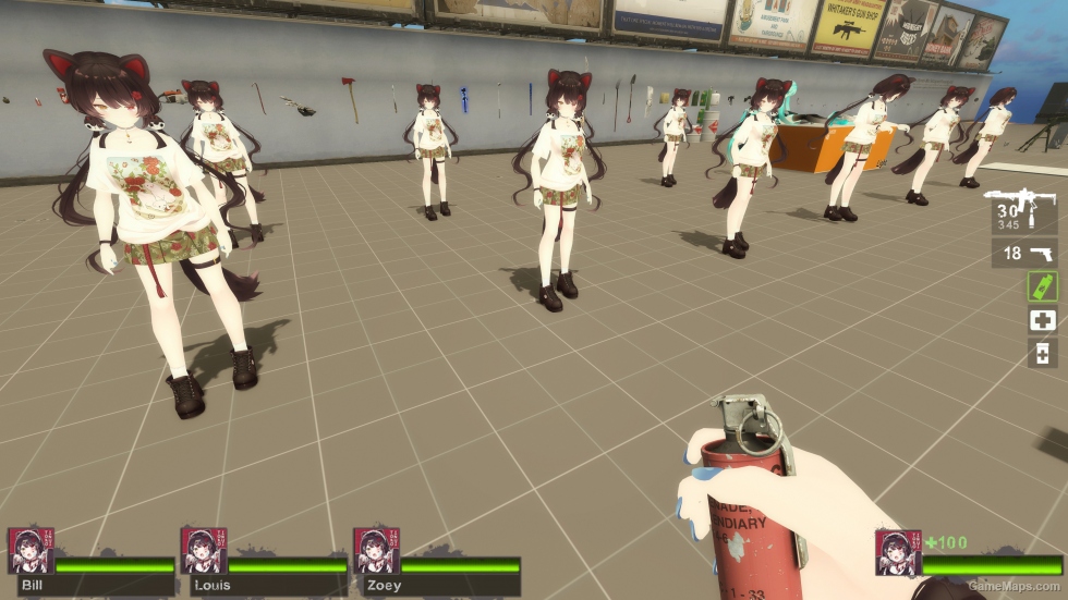Only Vtuber Inui Toko Zoey (request) (Mod) for Left 4 Dead 2 - GameMaps.com