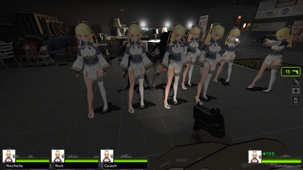 Only Vtuber Shiranui Flare Zoey (request) (Mod) for Left 4 Dead 2 ...