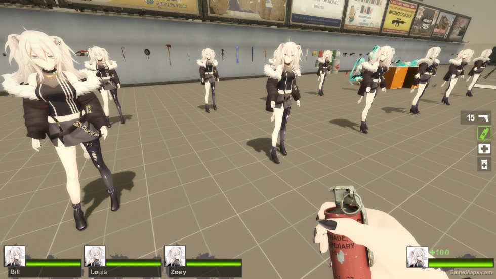 only vtuber shishiro botan2 (Mod) for Left 4 Dead 2 - GameMaps.com