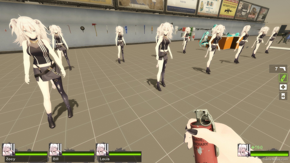 Only Vtuber Shishiro Botan Zoey (request) (Mod) for Left 4 Dead 2 ...