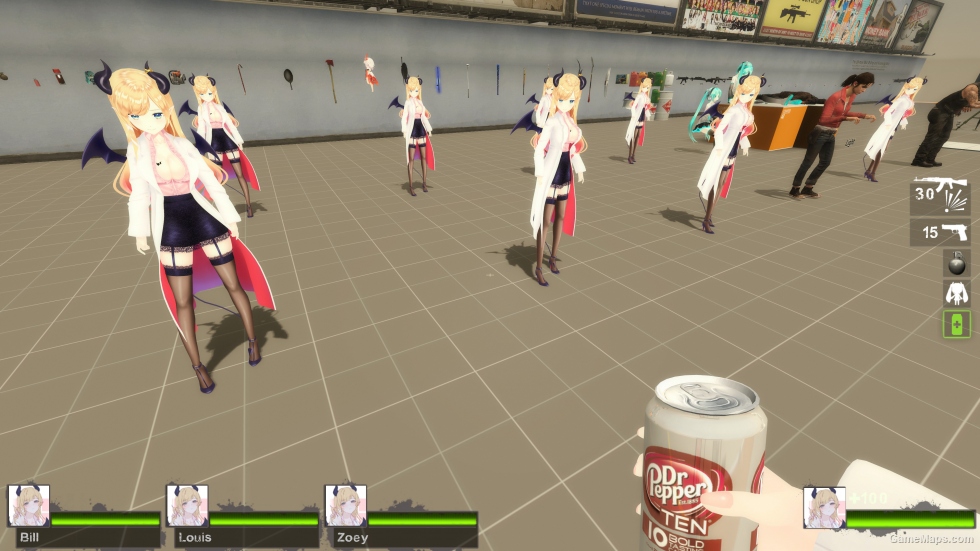 Only Vtuber Yuzuki Choco Zoey (request) (Mod) for Left 4 Dead 2 ...