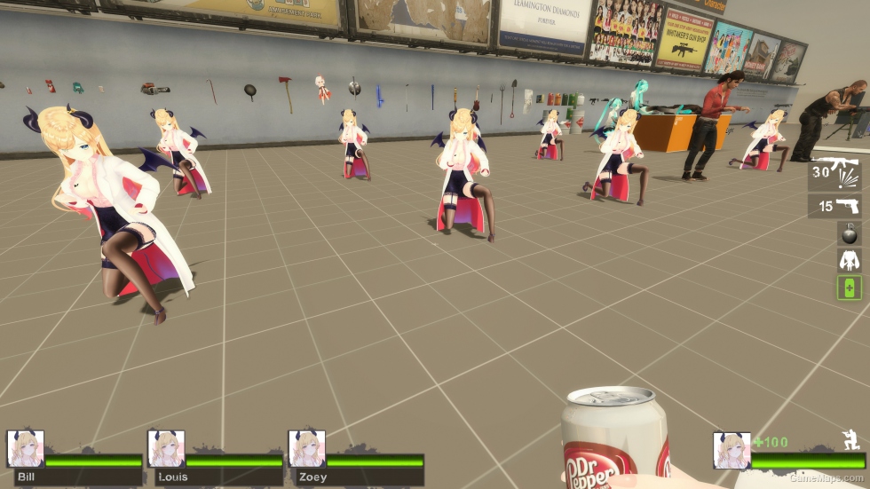 Only Vtuber Yuzuki Choco Zoey (request) (Mod) for Left 4 Dead 2 ...