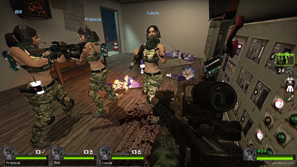 Only WARCOM Zoey Operator GC (Mod) for Left 4 Dead 2 - GameMaps.com