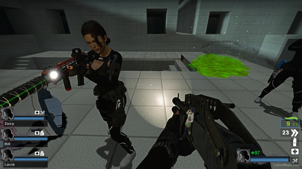 Only Zoey Professional V2 (request) (Mod) for Left 4 Dead 2 - GameMaps.com